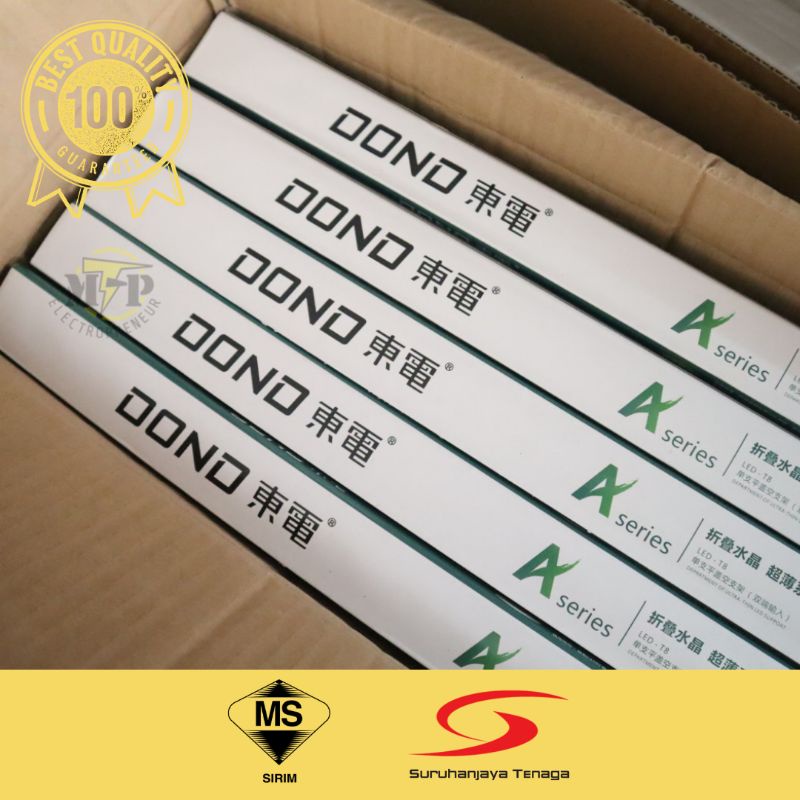 DOND T8 2FT LED FITTING (SLIM) | Shopee Malaysia