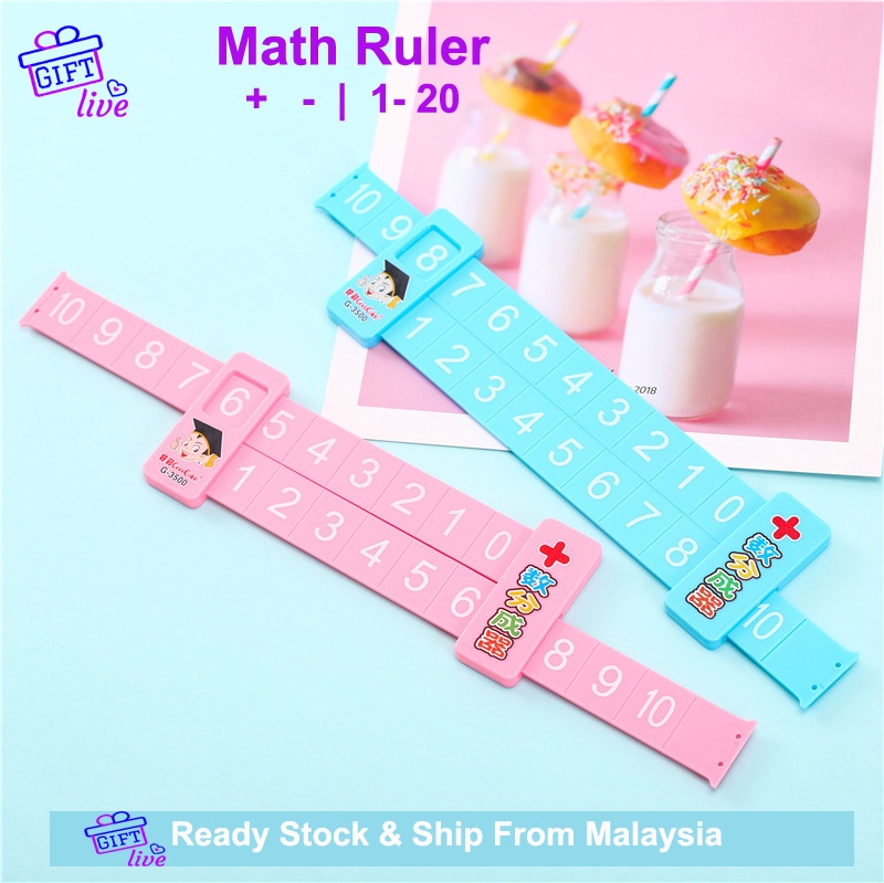 Math Mathematics Decomposition Rulers Plastic Addition Rulers Portable ...