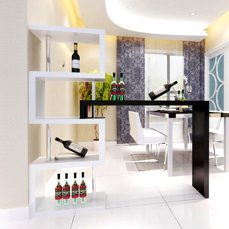 Quality Home Living Room Wall Bar Counter Rotating Table Computer Table ...