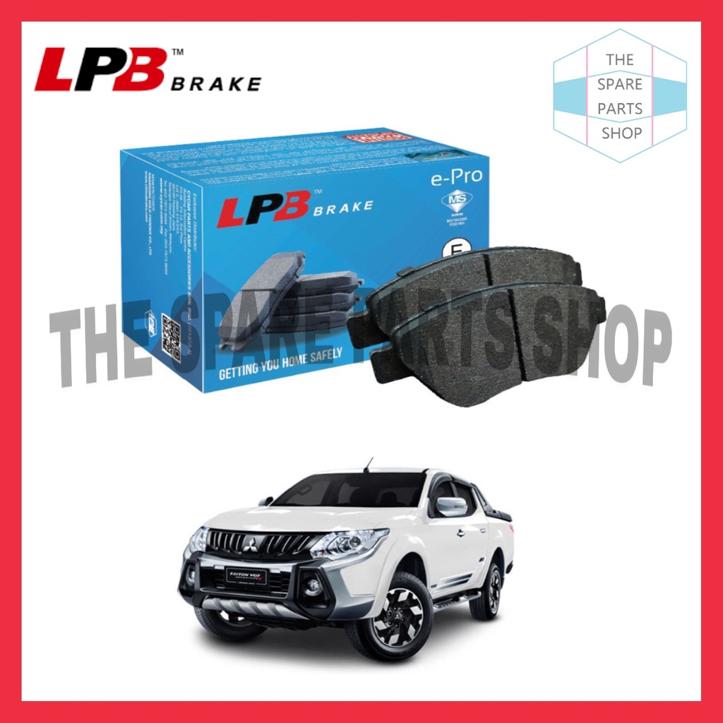 MITSUBISHI TRITON L200 VGT 2016~ FRONT LPB DISC BRAKE PAD (A13401) | Shopee Malaysia
