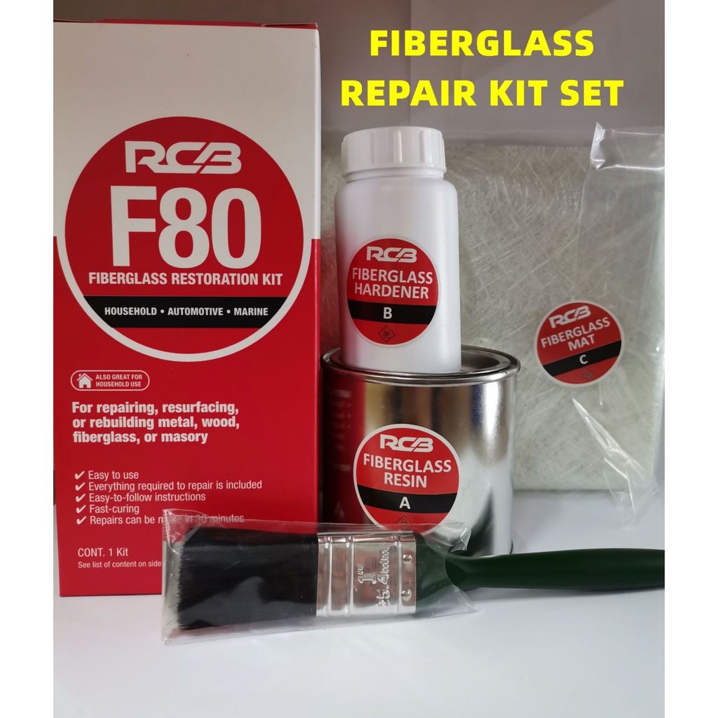 (READY STOCK)FIBERGLASS RESTORATION KIT SET/DIY REPAIR/210GM | Shopee ...