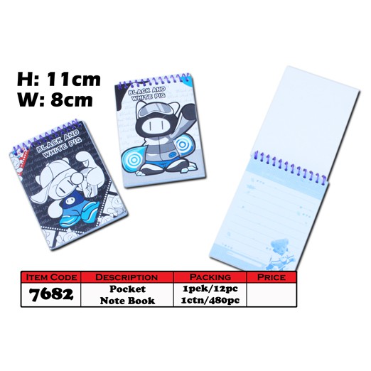 7682 Pocket Note Book | Shopee Malaysia