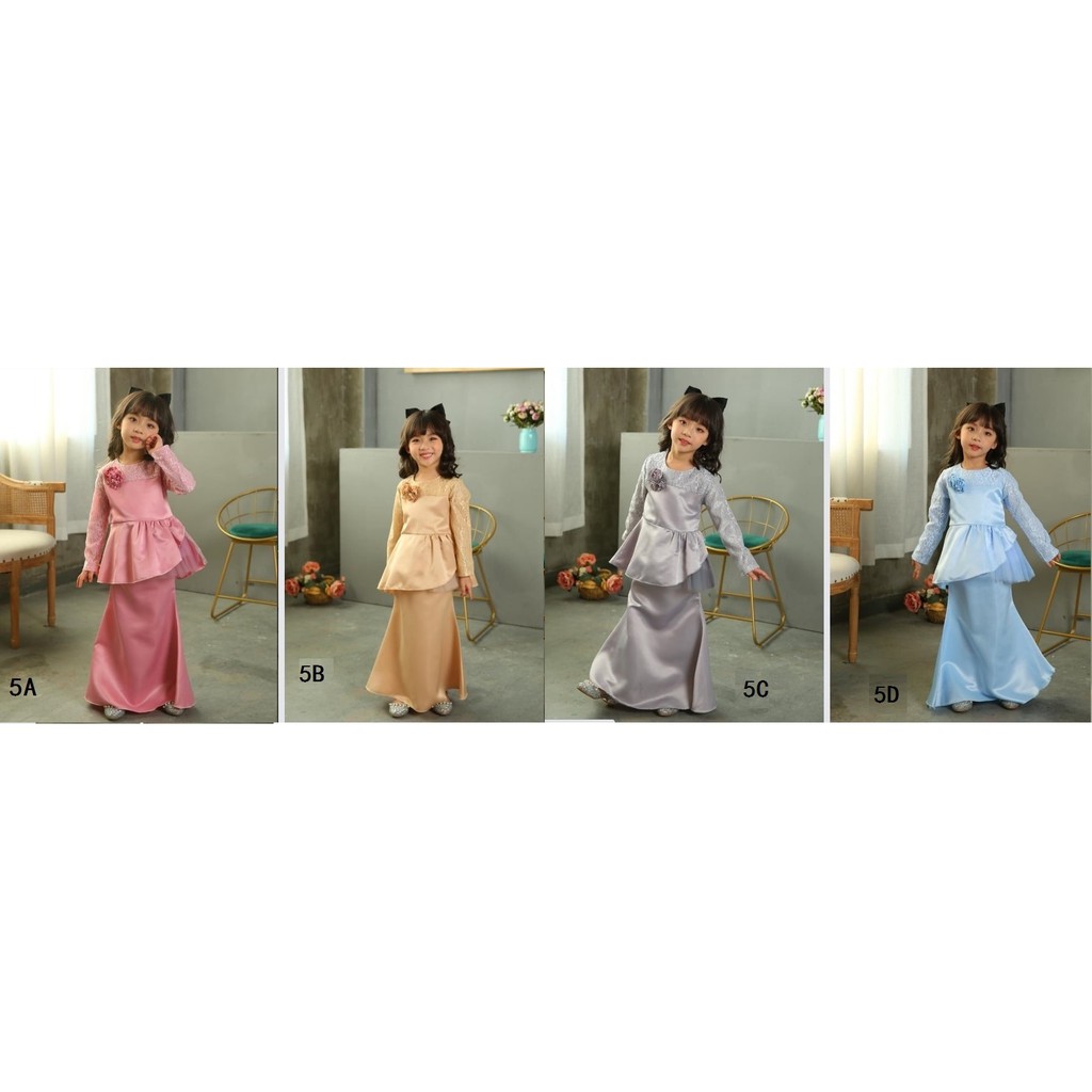 Baju Raya 2021 - Cool Elves Modern Baju Kurung Lace 5 | Shopee Malaysia