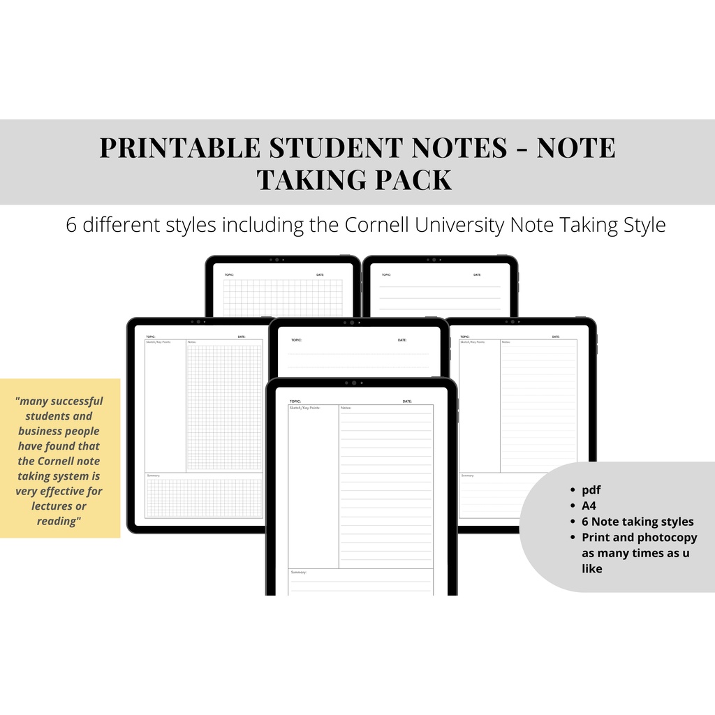 Printable lecture notes for school, college and university students in ...