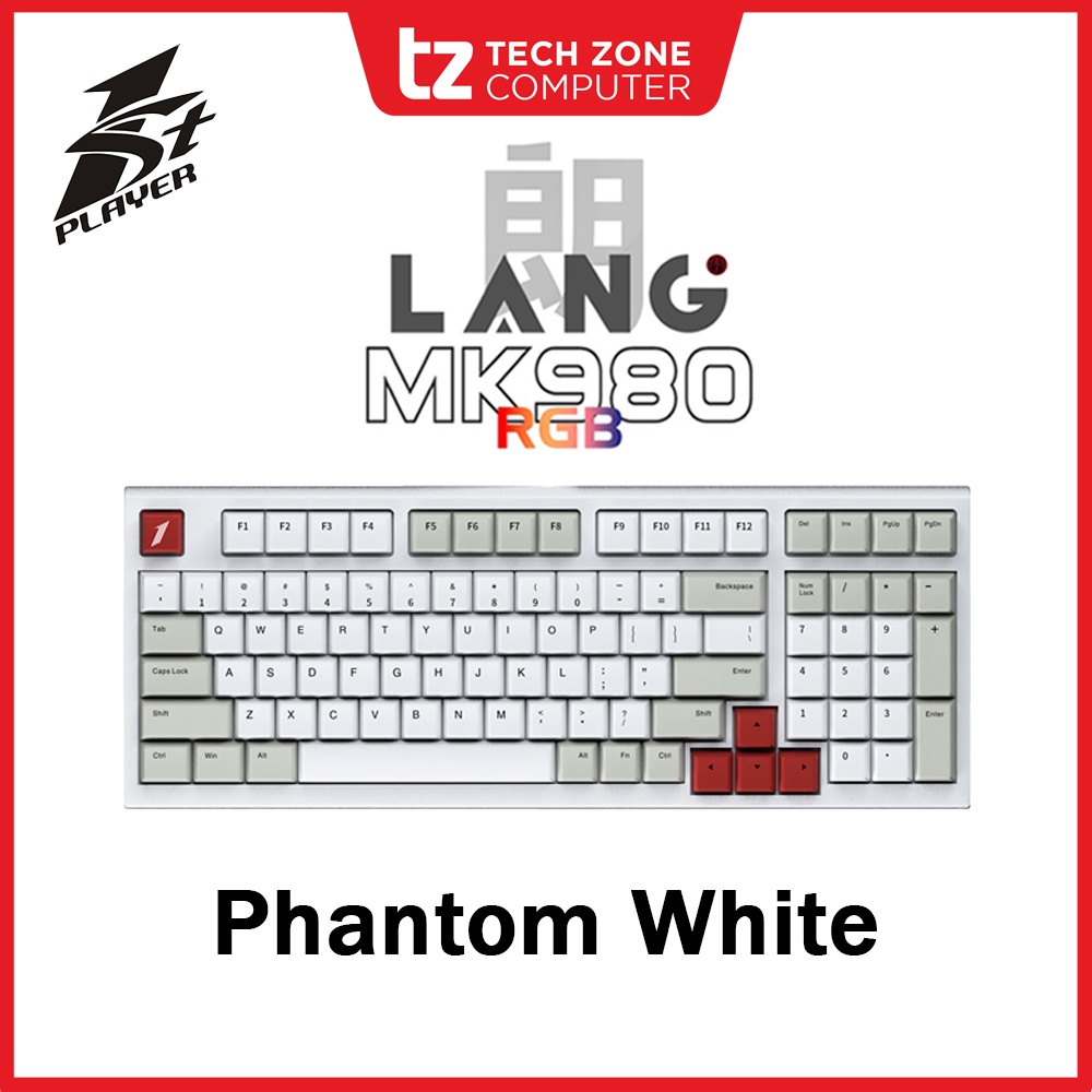 1st Player Lang MK980 | 98-Keys MDA PBT Keycap Wired RGB Mechanical ...