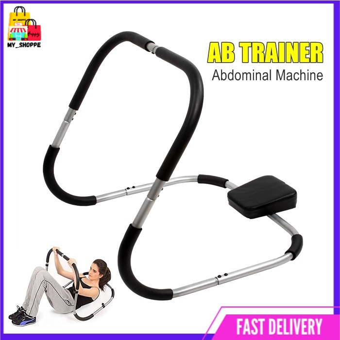 (001) AB Trainer Abdominal Machine Exercise Crunch Roller Workout ...