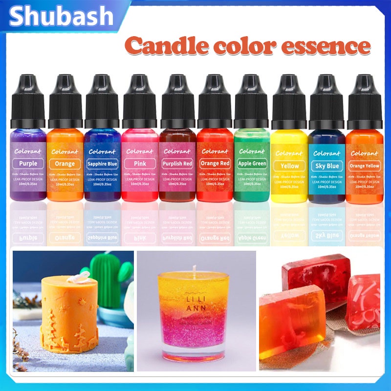 【Ready Stock】24 Colors Resin Pigment Liquid Colorant DIY Candle ...