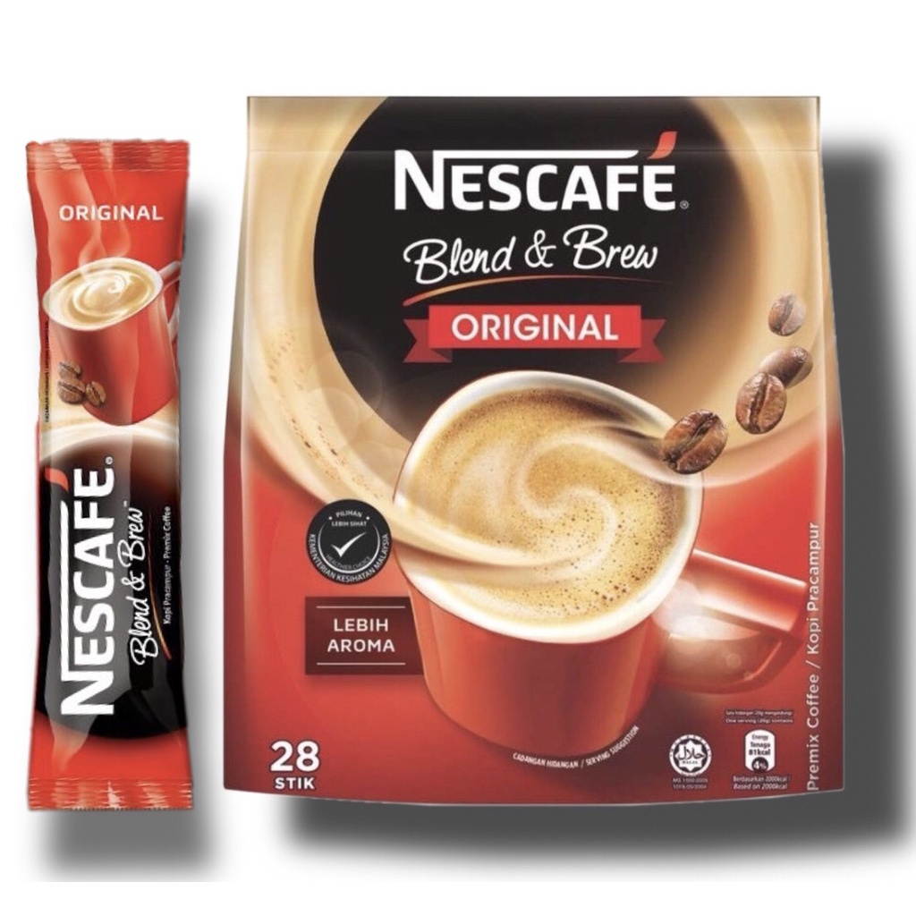 Nescafe Blend & Brew Original (28x19G) | Shopee Malaysia