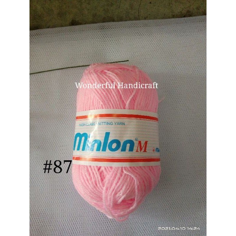 Benang kait Minlon kod #12~#1003 / black white benang bulu Knitting ...