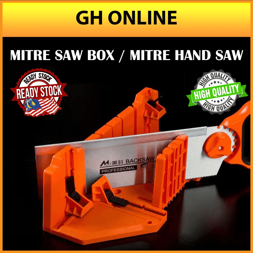 GERGAJI KAYU SUDUT WOOD ANGLE CUTTING SAW BOX MITRE SAW BOX MITRE HAND ...