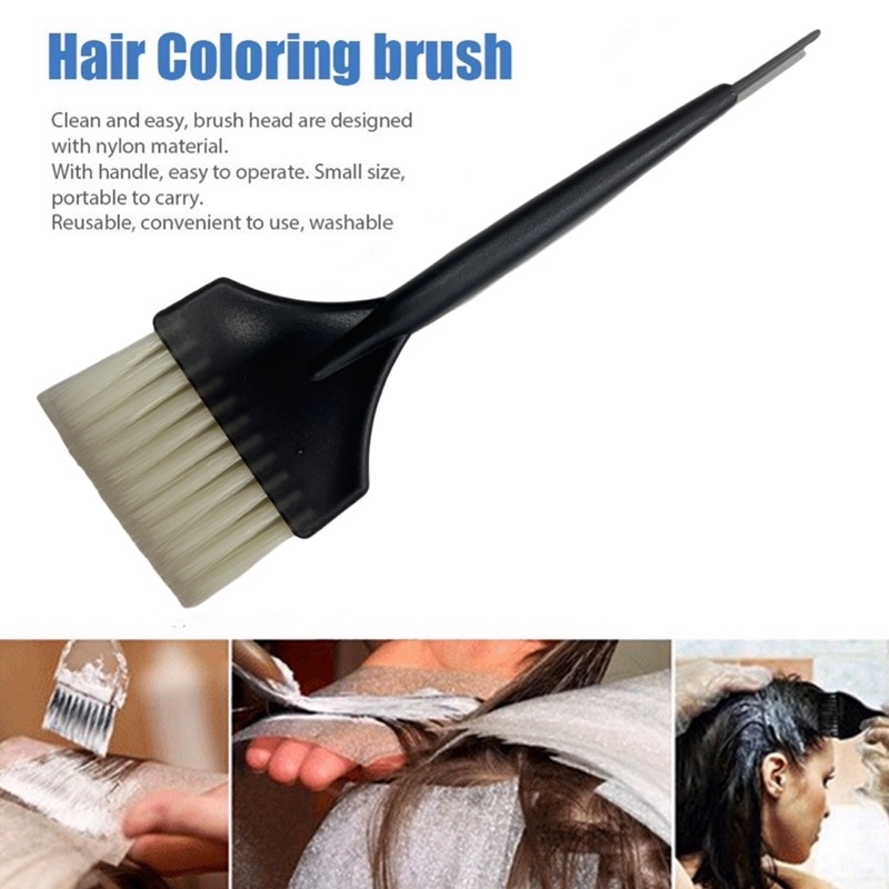 Pin Tail Hair Dye Brush Hairdresser Tint Brush Tool Highlight Brush ...