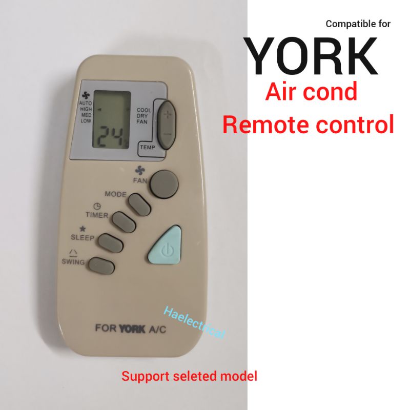 York air cond remote (old model) | Shopee Malaysia