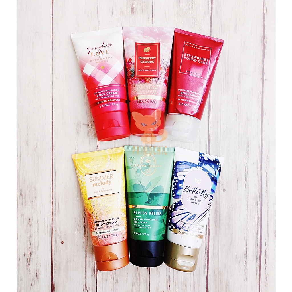 Mini Body Cream Bath And Body Works Travel Size 70g Body Moisturizer ...
