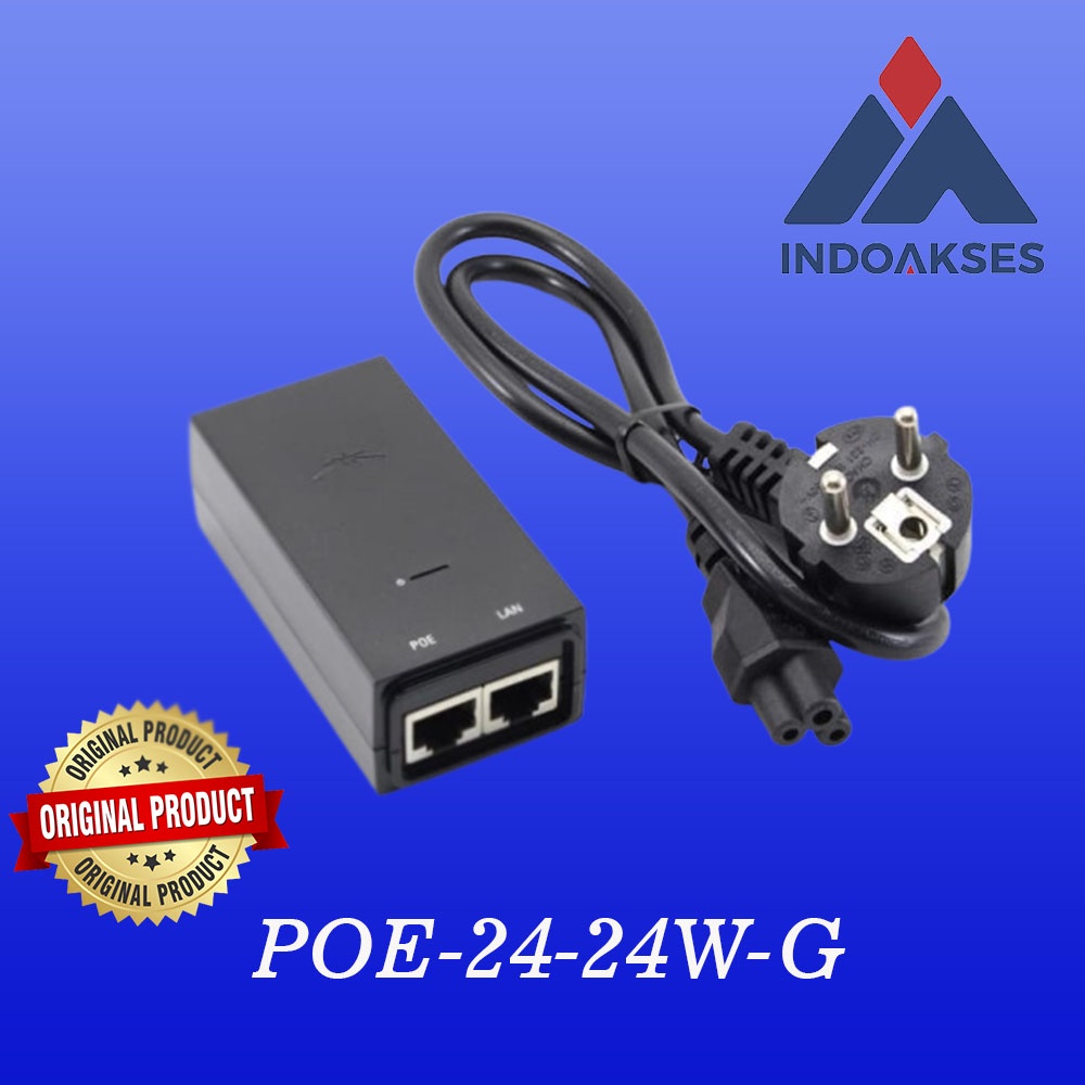 Ubiquity POE Adapter 24V 1A Gigabit / POE Adapter 24V 1A Gige (POE-24 ...