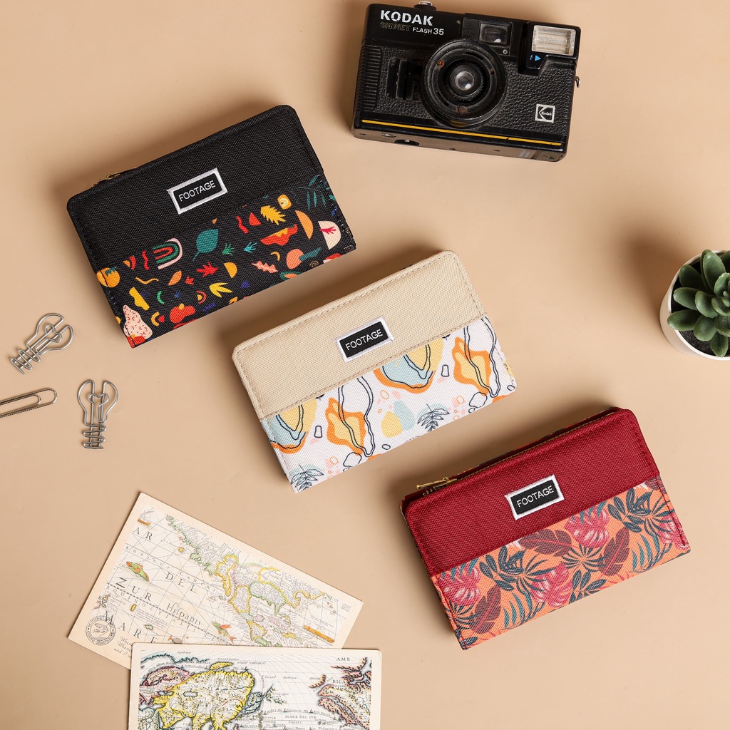 Women's Wallet Small Folding Mini Girls Wallet Card And Money Footage ...