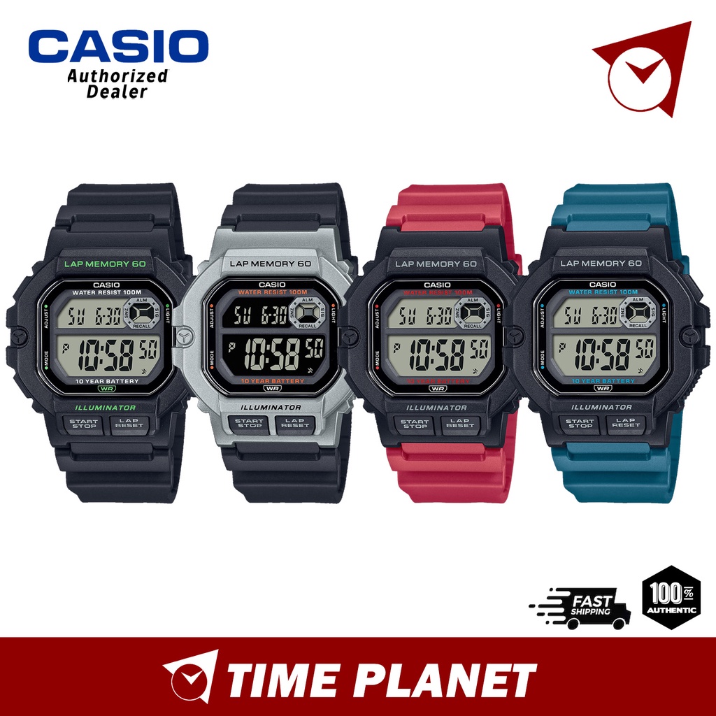 [Official Warranty] Casio Men Watch WS-1400H-1A / WS-1400H-1B / WS ...