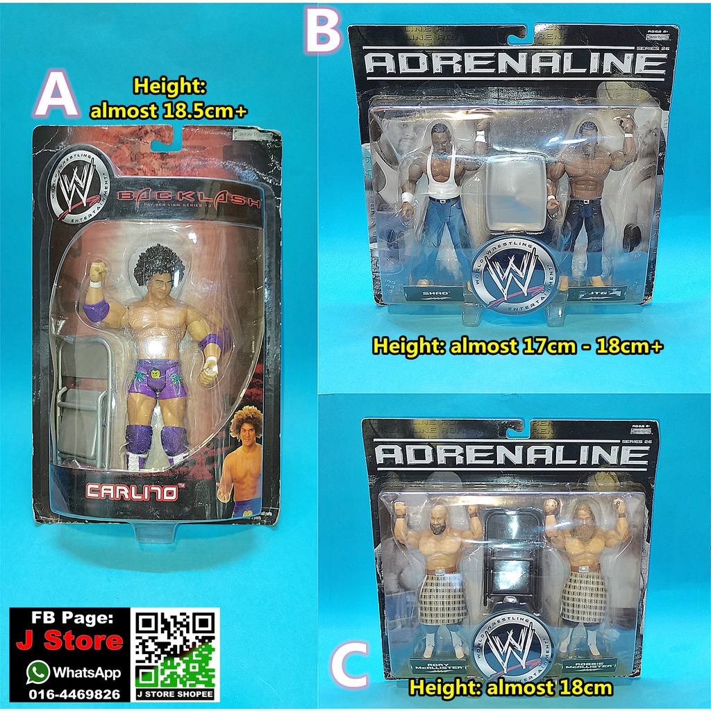 WWE carlito Cryme Tyme The Highlanders action figure ( J Store ...