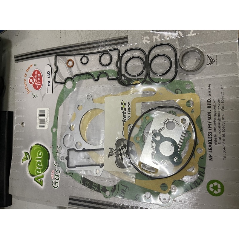 overhaul oil seal engine full set gasket full set suzuki fx110 gsx110 ...