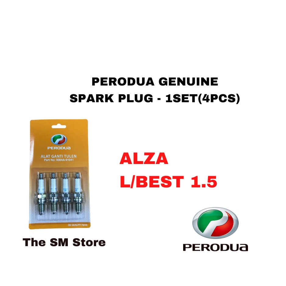 (READY STOCK) PERODUA GENUINE LAGI BEST 1.5 ALZA SPARK PLUG (4 pcs/1 ...
