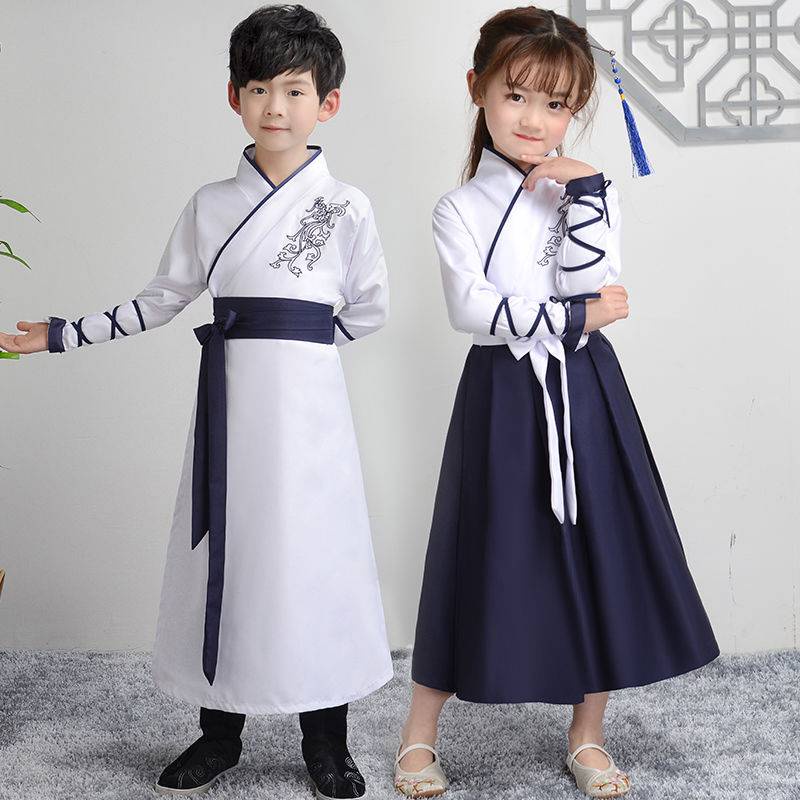 hanfu boy hanfu kid hanfu kids girl cheongsam kids pakaian kanak kanak ...