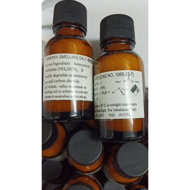 SAL VOLATILE SOL AMMONIA SMELLING SALT 30G 碳酸氨盐(马尿) EXPIRY: DEC 2027 ...