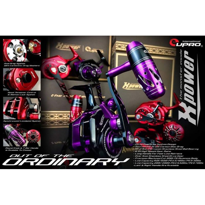 EUPRO X POWER UNDERHEAD FISHING REEL | Shopee Malaysia