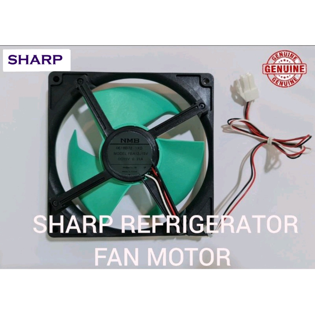 SHARP PETI SEJUK KIPAS MOTOR/ SHARP REFRIGERATOR FAN MOTOR SJ-PT491M ...