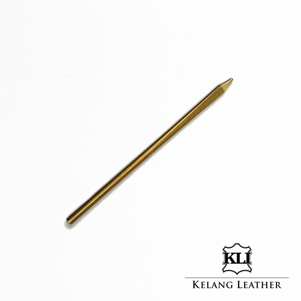 1 PIECE CRAFTSHA SOLID BRASS LACING NEEDLE Jarum Used For Leather Lace ...