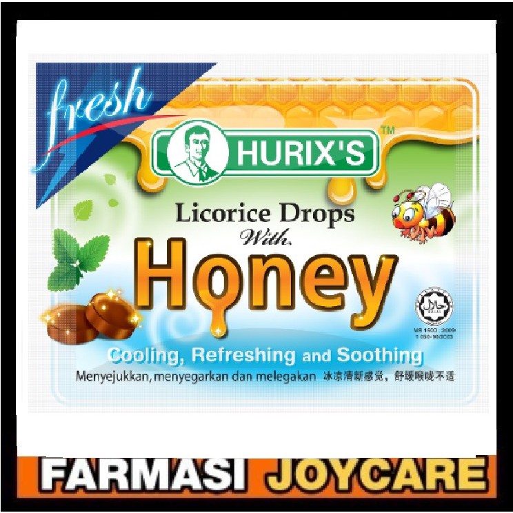 Hurix’s Licorice Drops with Honey 6's (EXP: May 2026) | Shopee Malaysia