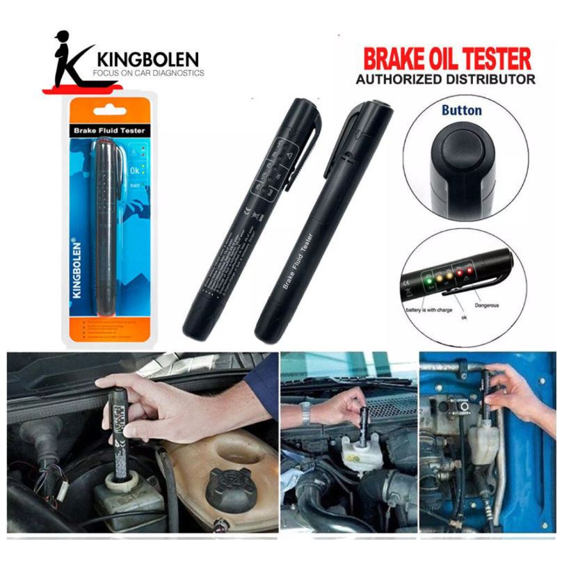 🔥Local Ready Stock 🔥Brake Fluid Oil Testing Pen Car Brake Fluid Tester ...