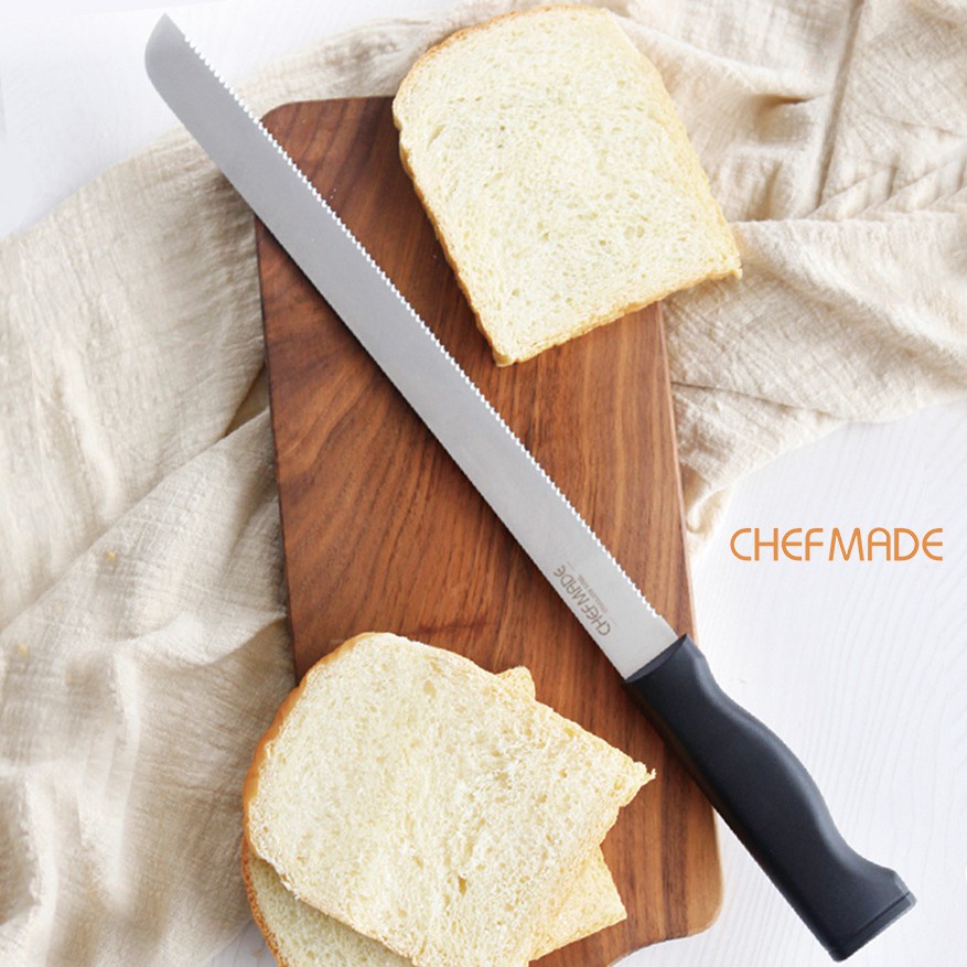 [READY STOCK] CHEFMADE 12” BREAD KNIFE WK9792 PISAU ROTI 锯尺面包刀切面包刀家用吐司刀 ...