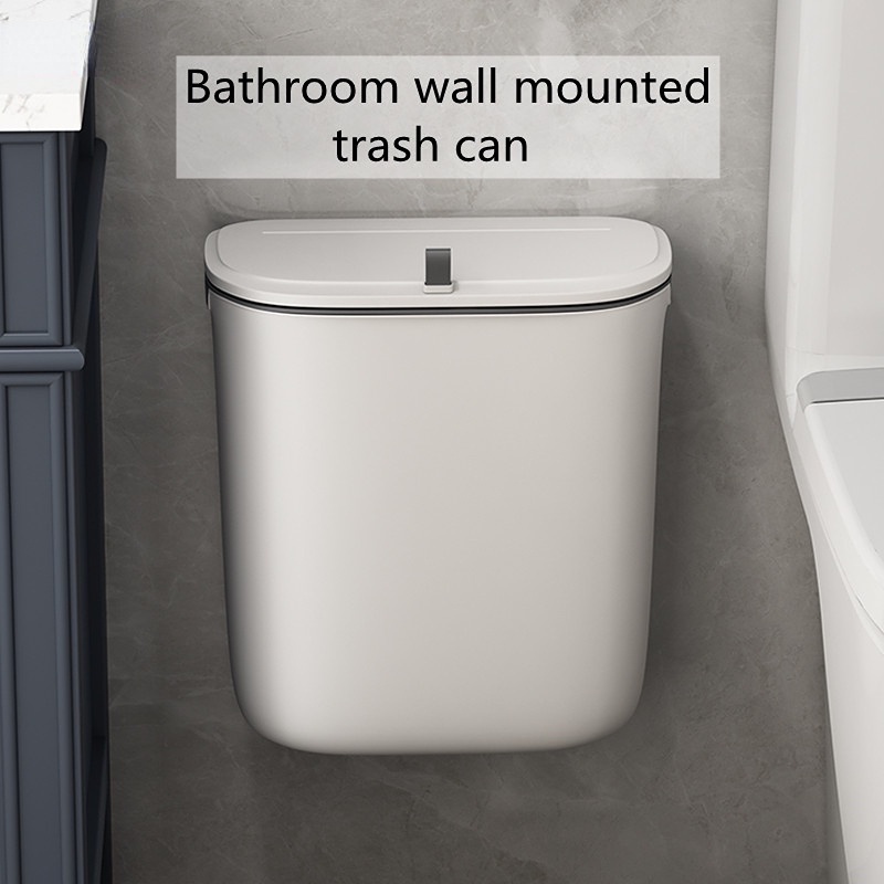 Bathroom Dustbin Toilet Dustbin Small Dustbin with Cover Perforation ...