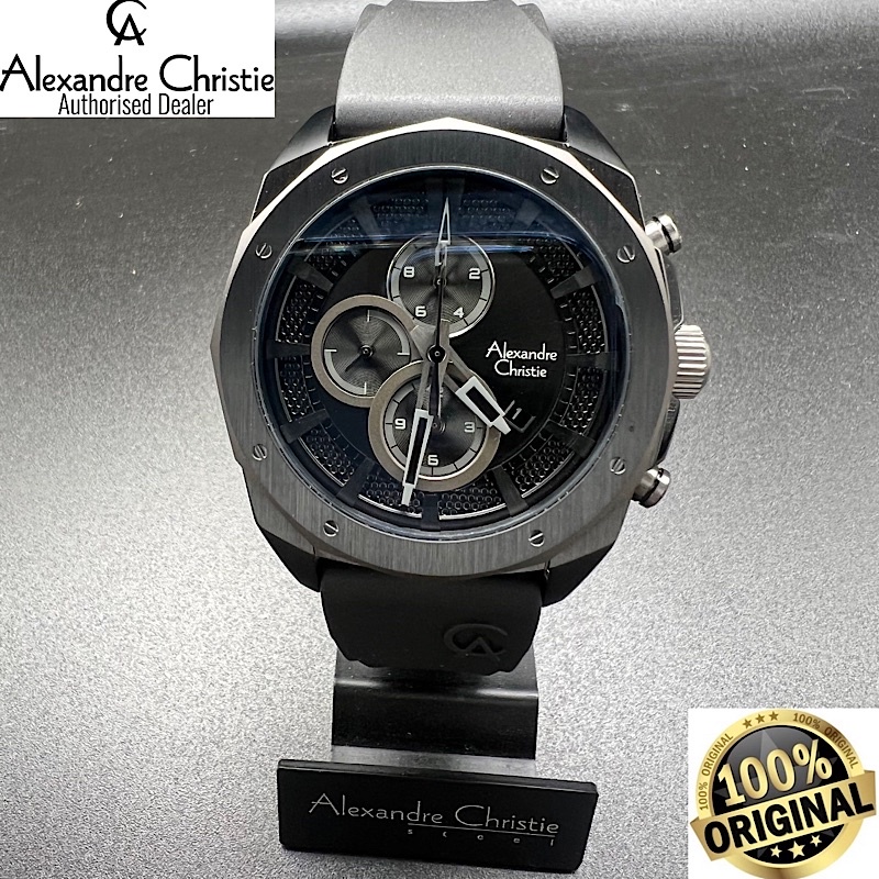 (Original) Alexandre Christie Chronograph Men Watch 6611MCREPBA ...