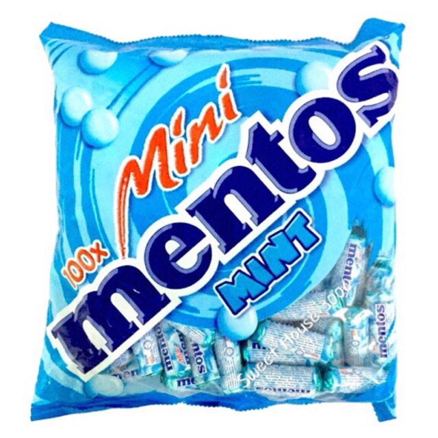 Mini Mentos - Mint - (100) | Shopee Malaysia