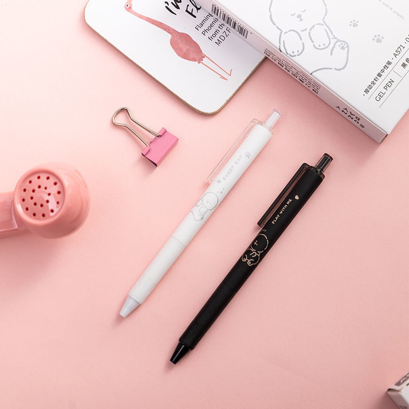 elajar pen tekan gel yang kuat menggunakan pen spring tabung jarum 0.35 ...