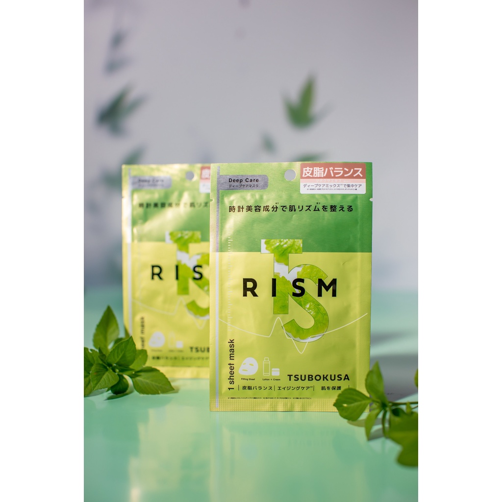 [ Imported from Japan ] RISM Deep Care Tsubokusa Centella Sebum Care ...