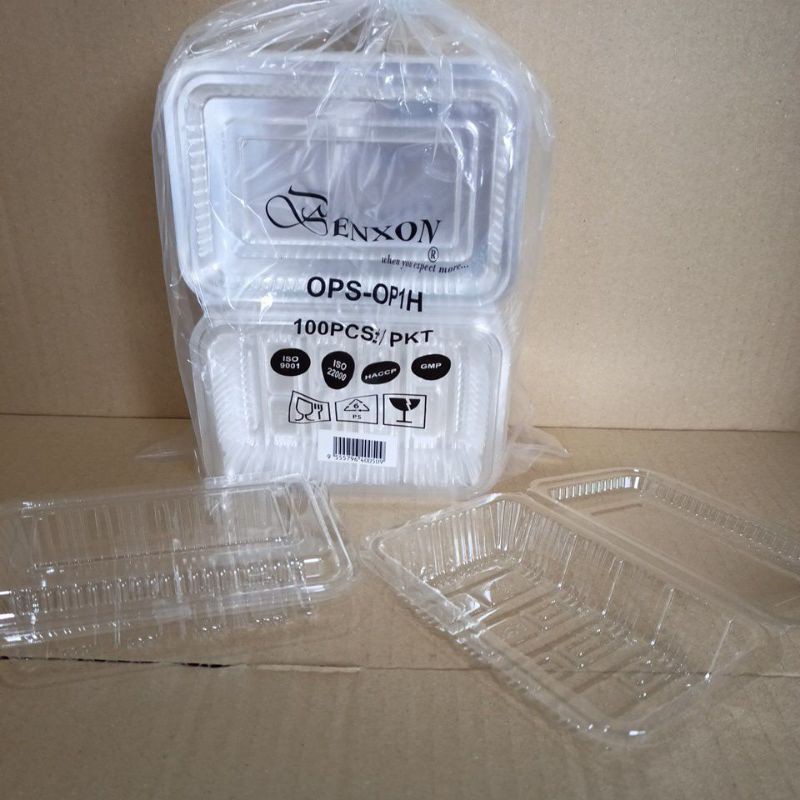 OPS 1H Plastic Container (1pkt x 100pcs+/-) | Shopee Malaysia