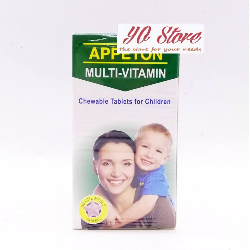 Appeton Multi-Vitamin Chewable Tablets for Children 60's | Shopee Malaysia