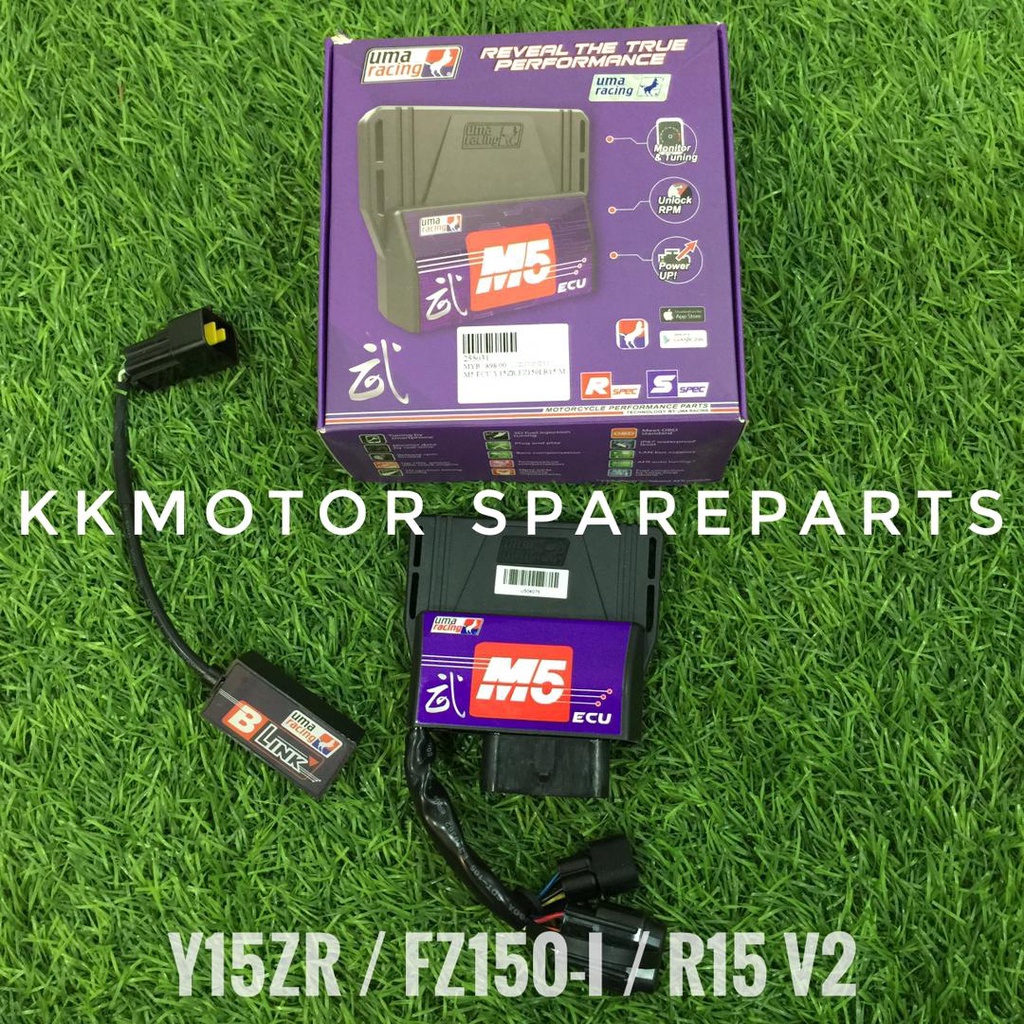 UMA RACING M4 M5 ECU WITH B-LINK Y15 V2 Y15V2 / Y15ZR FZ150I R15 V2 ...