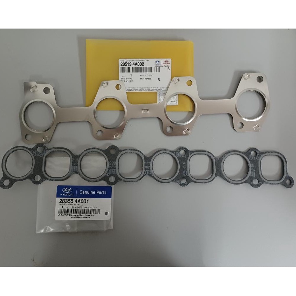 INTAKE / EXHAUST MANIFOLD GASKET (GENUINE PART) HYUNDAI STAREX A1 / KIA ...