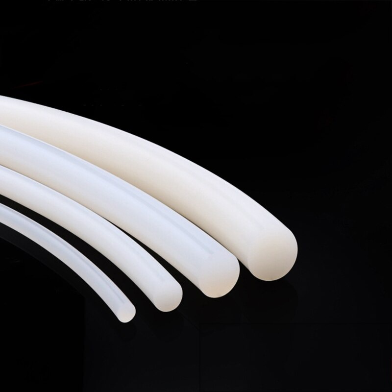 Silicone Rubber Cord White Seal O Ring Cord Φ1.5mm 2mm 3mm 6mm 8mm 10mm ...