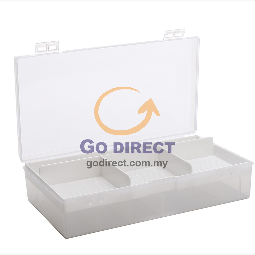 TOYOGO 5 Compartments Storage Case MultiPurpose Holders Jewelry Medical ...