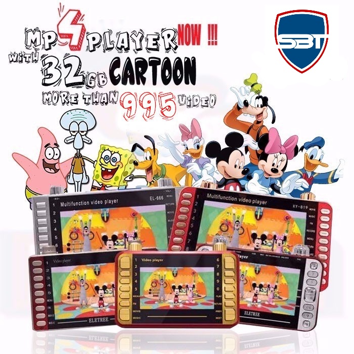 MEMORY 16GB (inside Videos Cartoons Full HD Screen Cartoon Kid Malay ...