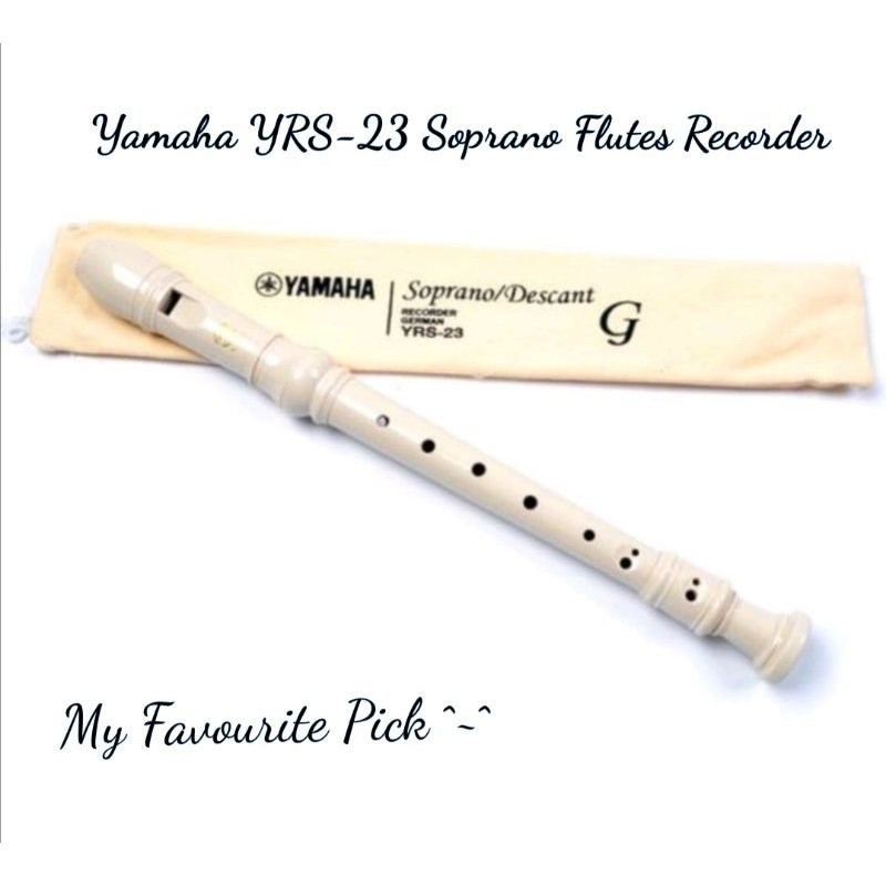 Yamaha YRS-23 Soprano Flutes Recorder | Shopee Malaysia