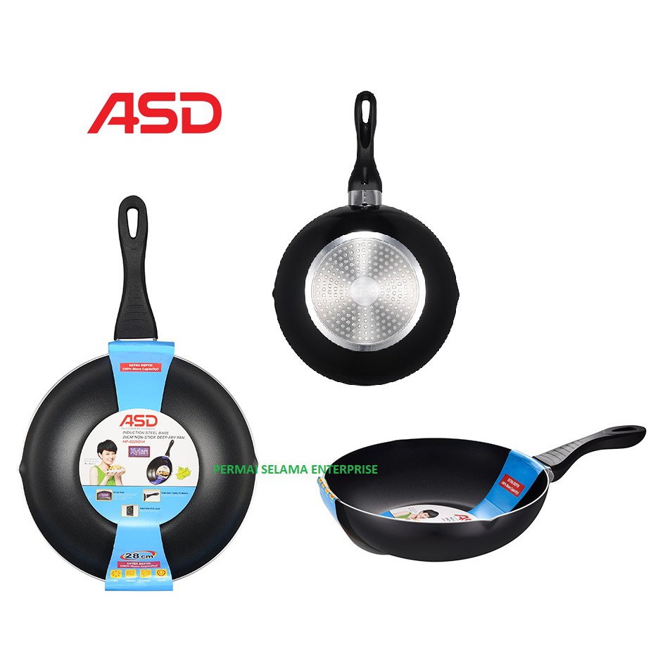 ASD 28cm Induction Deep Fry Pan HP-8228DIH HP | Shopee Malaysia