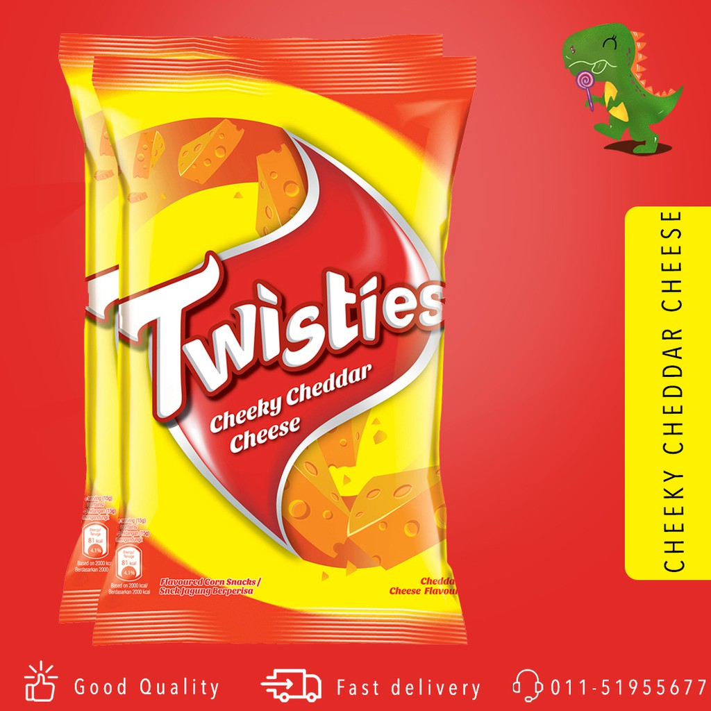 Twisties - Cheeky Cheddar Cheese (65g x 10) | Shopee Malaysia