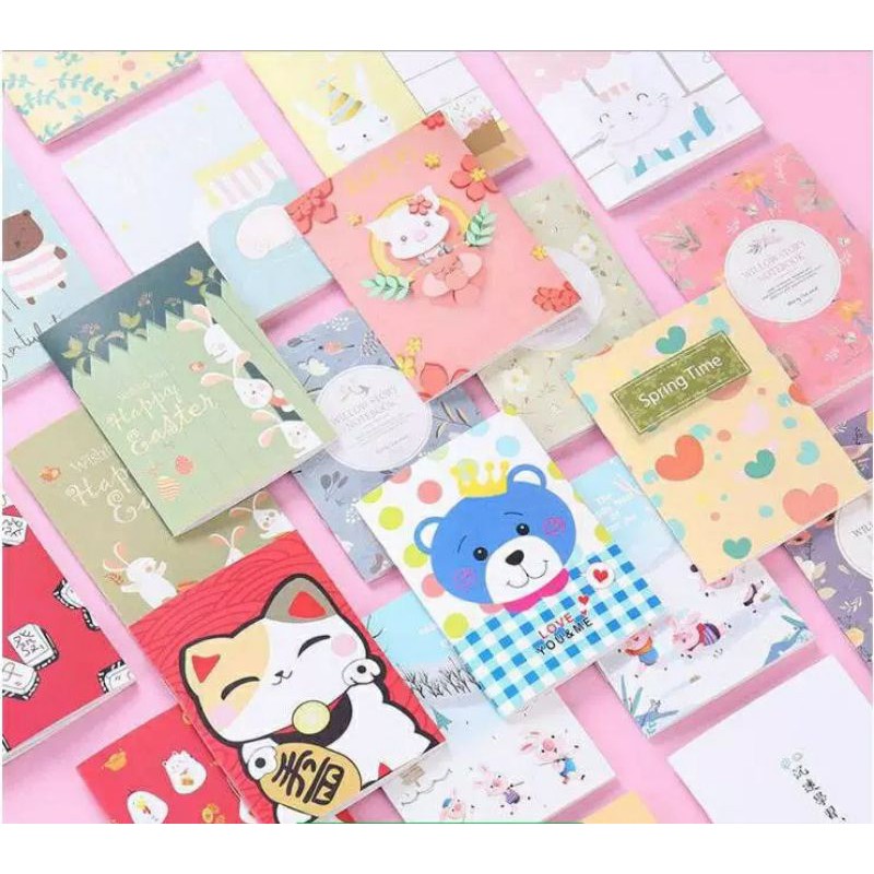 Doorgift Goodies Notebook Birthday Cute Mini Portable Notebook Small ...