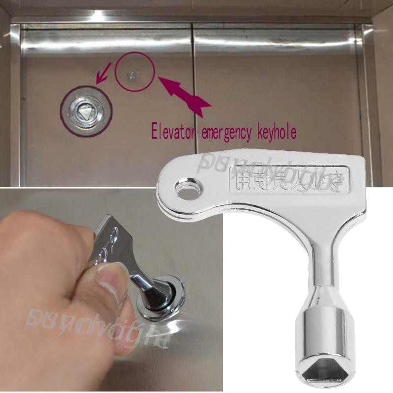 PCF* 1 Pc Elevator Door Key / Triangular Key / Universal Train Key ...