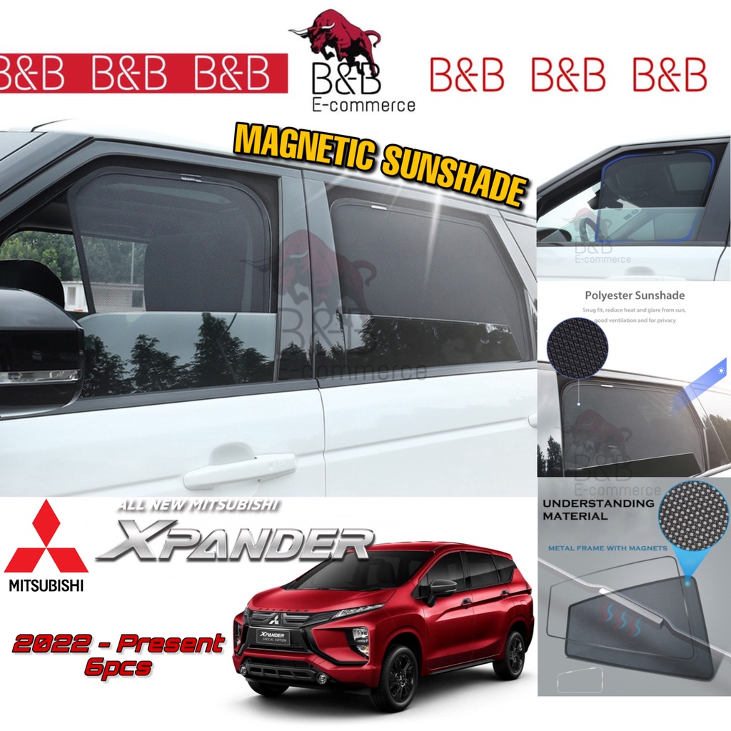 Mitsubishi Xpander 2022 Magnetic Sunshade Magnet Sun Shade Sun Shield ...