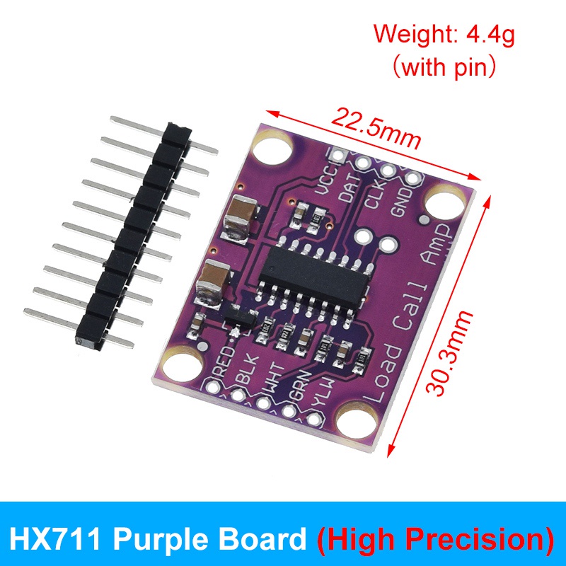 Load Cell 1KG 5KG 10KG 20KG HX711 AD Module Weight Sensor Electronic ...